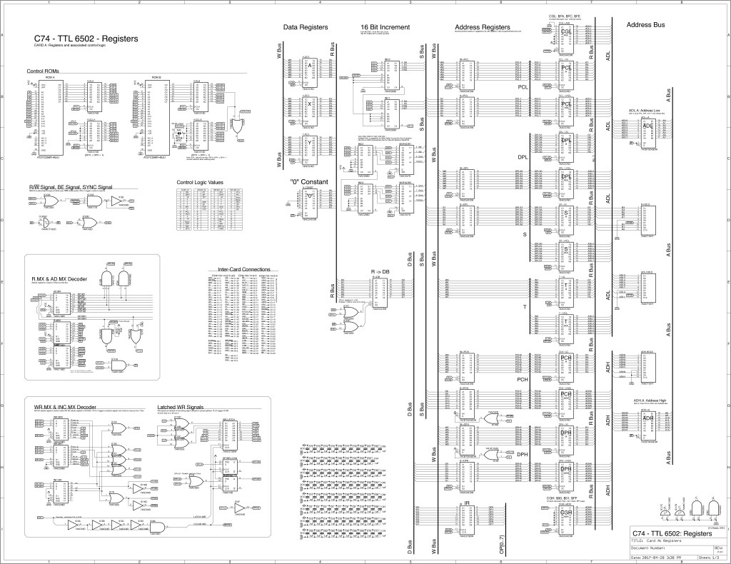 C74-6502 CPU – A Homemade TTL 6502